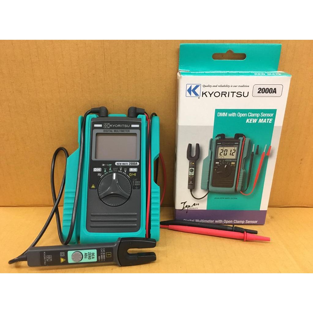 Jual Kyoritsu 2000A Digital Multimeter with AC/DC Clamp Sensor | Shopee ...