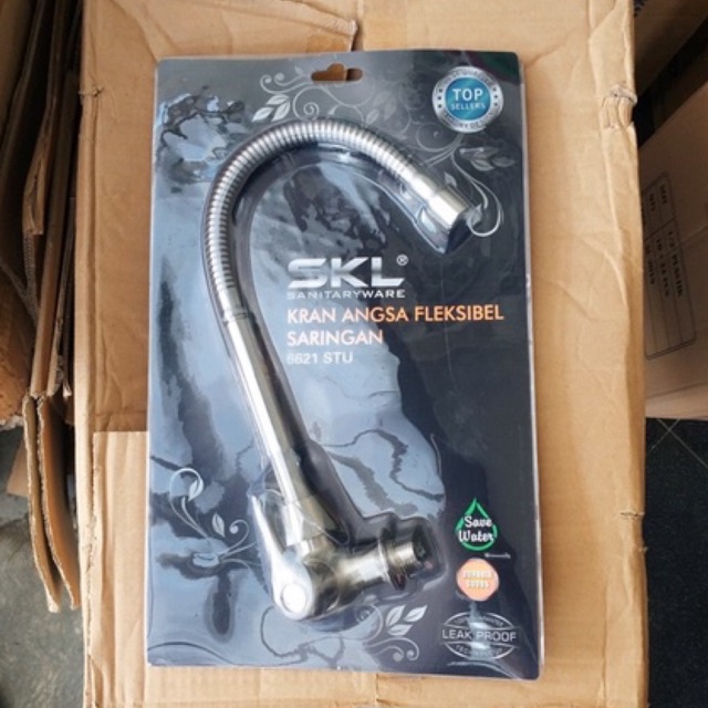 Jual Kran Angsa Stainless Bak Cuci Piring SKL 1/2” Keran Dapur Sink ...