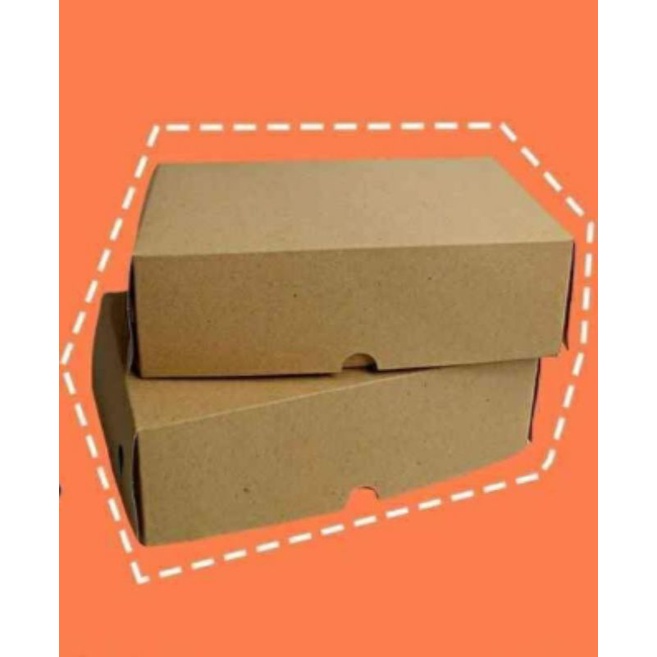 Jual DUS NX DUS KUE/NASI 22,5x12,7x7 CRAFT | Shopee Indonesia