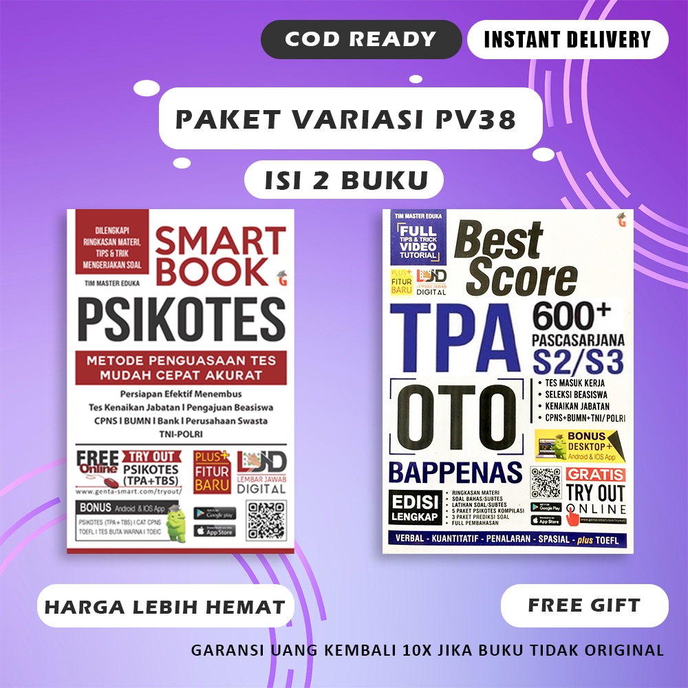 Jual Buku Test Psikotest Smart Book Tes Psikotes Full Pembahasan ...