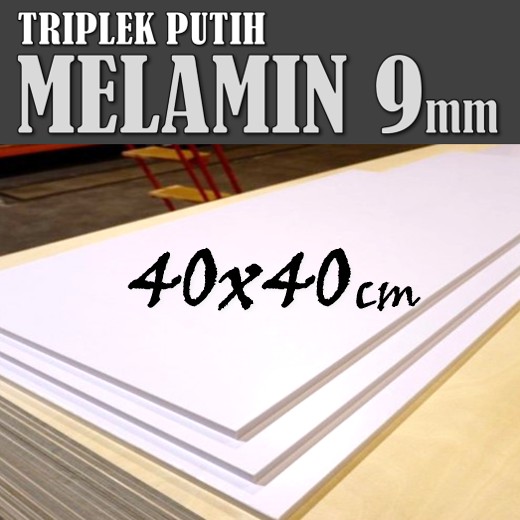 Jual Triplek Melamin 9mm 40x40 cm (1 muka) | Shopee Indonesia