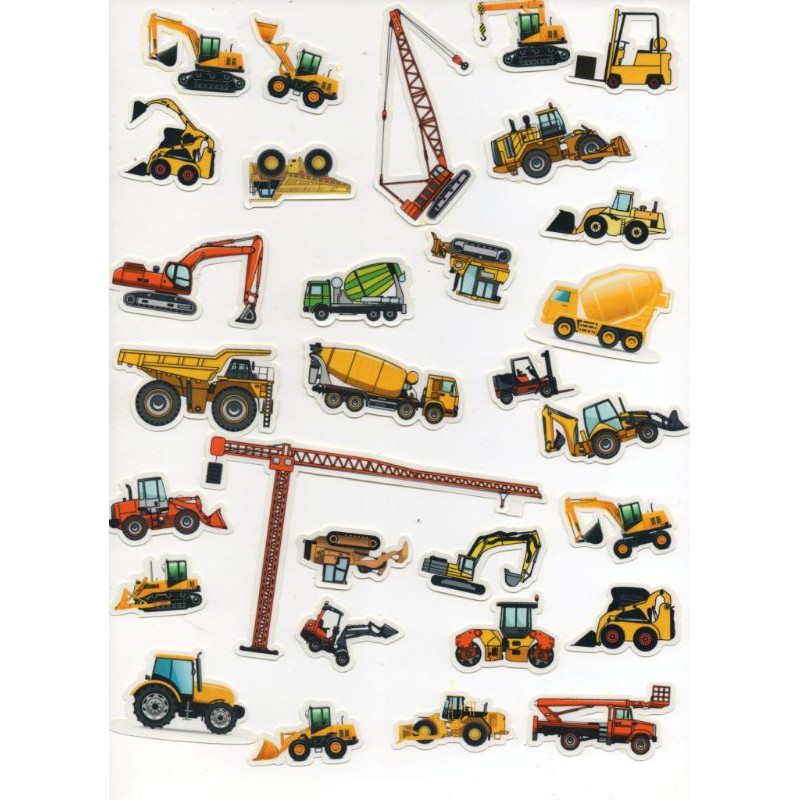 Jual 1 Set Sticker Alat Berat - Heavy Equipment | Shopee Indonesia