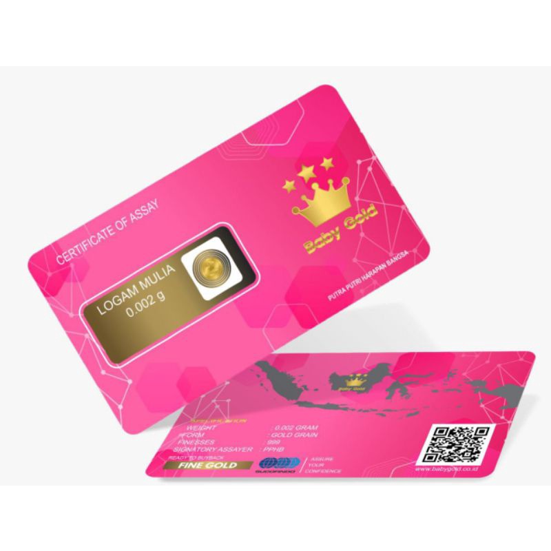 Jual EMAS MINI 0.002gr LOGAM MULIA 24KARAT DIJAMIN ASLI ORIGINAL ...