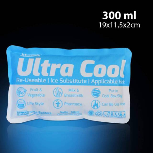 Jual Ice Cool Ultra Cool 300ml Untuk Pendingin ASIP Pendingin minuman ...