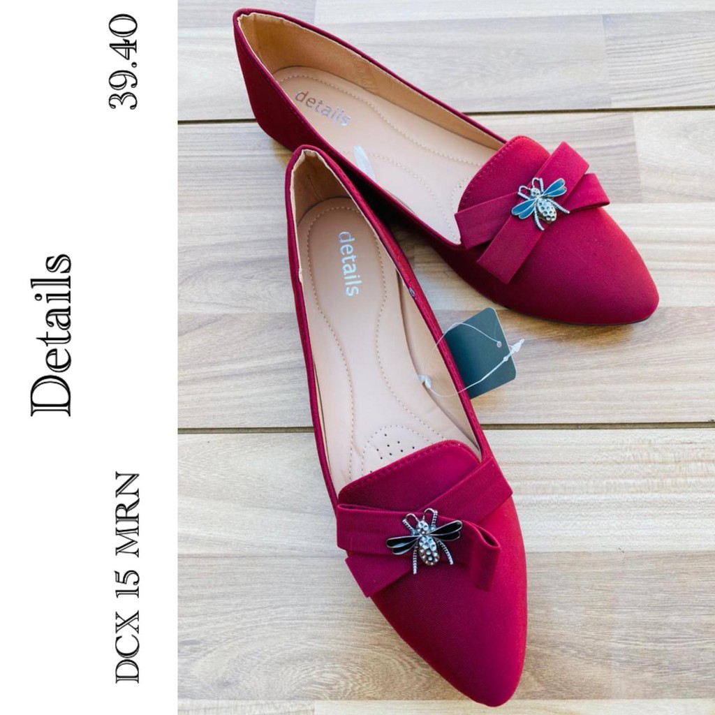 Jual sepatu flat details kupu cantik | Shopee Indonesia