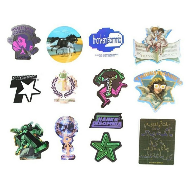 Jual Thanksinsomnia Sticker Pack All item | Shopee Indonesia