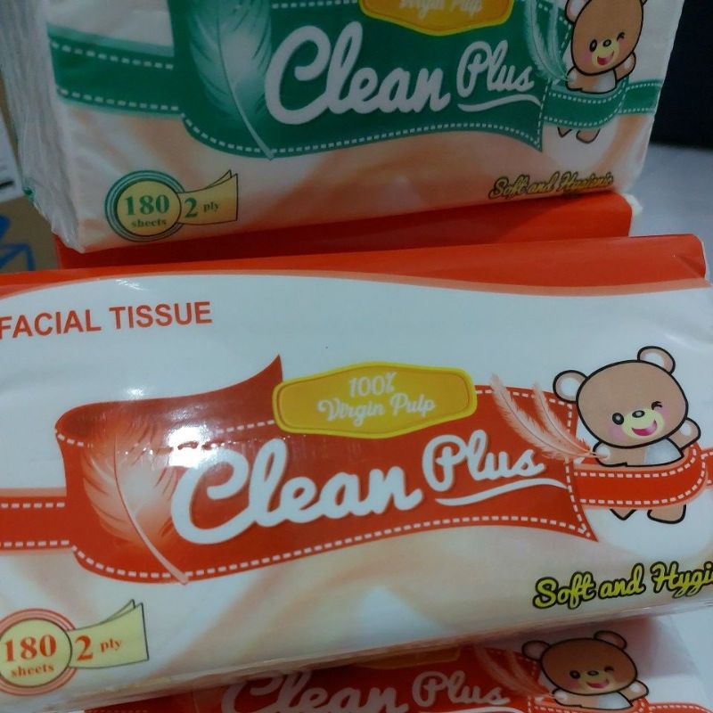 Jual Tissue CLEANPLUS Tisu Clean plus 180 sheets (Clean plus 180s ...