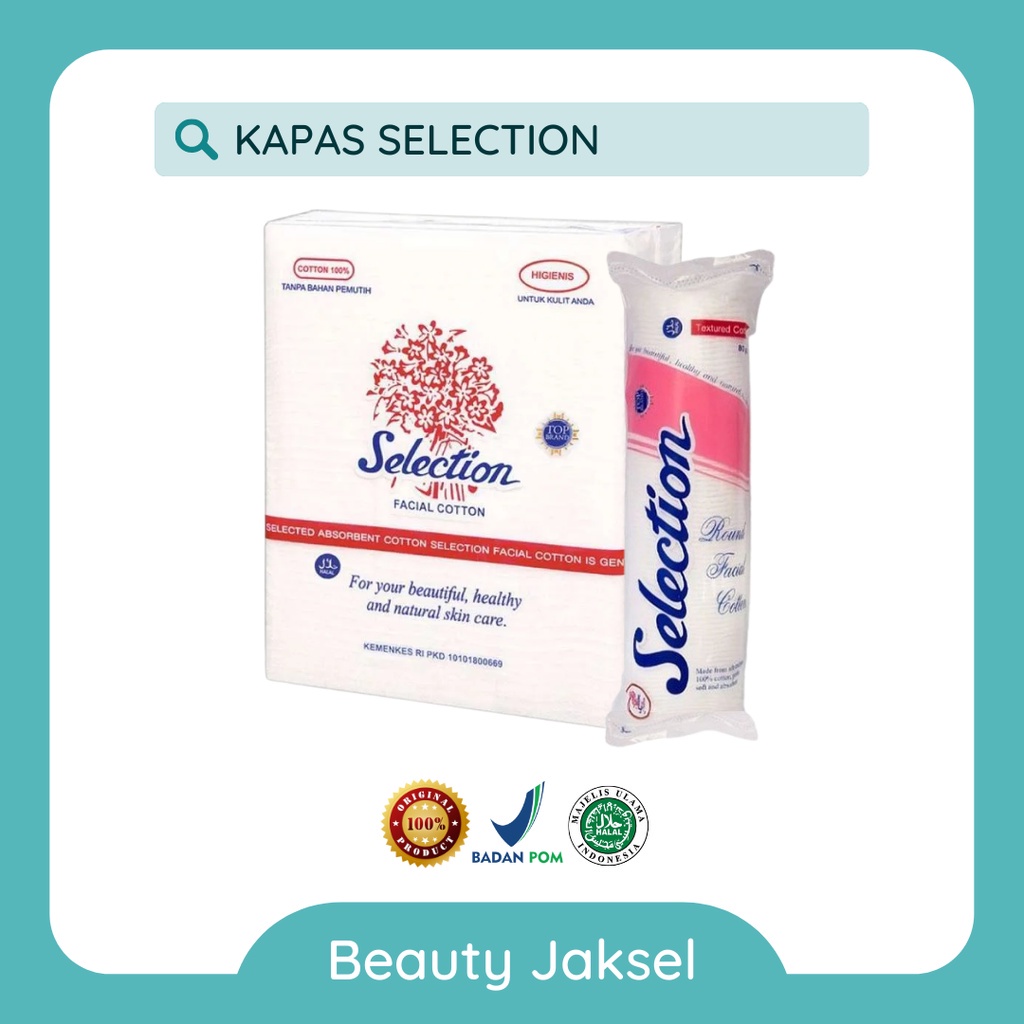 Jual Selection Facial Cotton | Selection Round Facial Cotton | Kapas ...