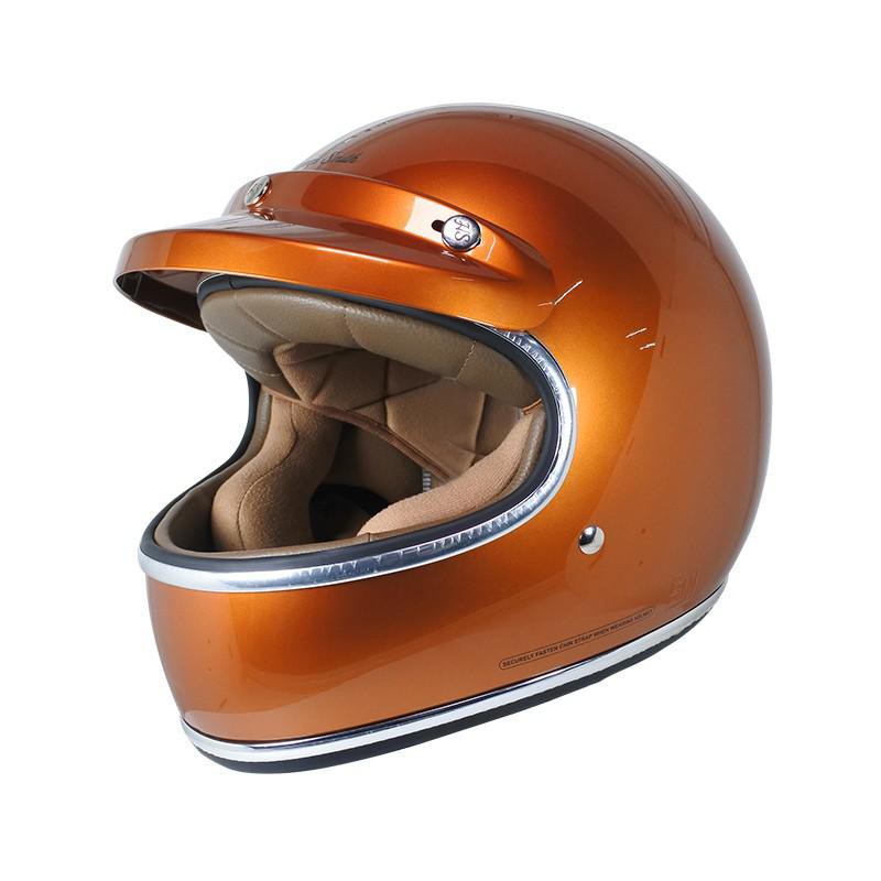Jual HELM CARGLOSS HOWARD SMITH CAFE RACER - BRILLIANT ORANGE | Shopee ...