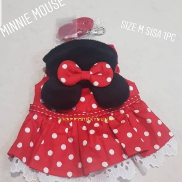 Jual Baju Harness Untuk Kelinci model Minnie Mouse | Shopee Indonesia