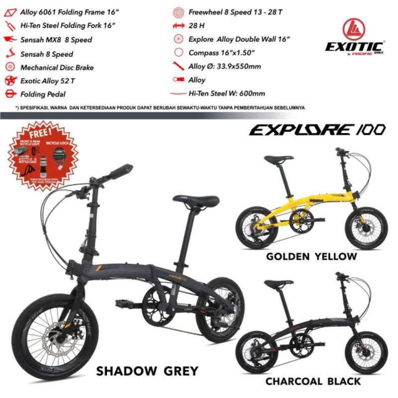 Jual pacific exotic explore 100 16 inch / Pacific Exotic Explore 100 20 ...