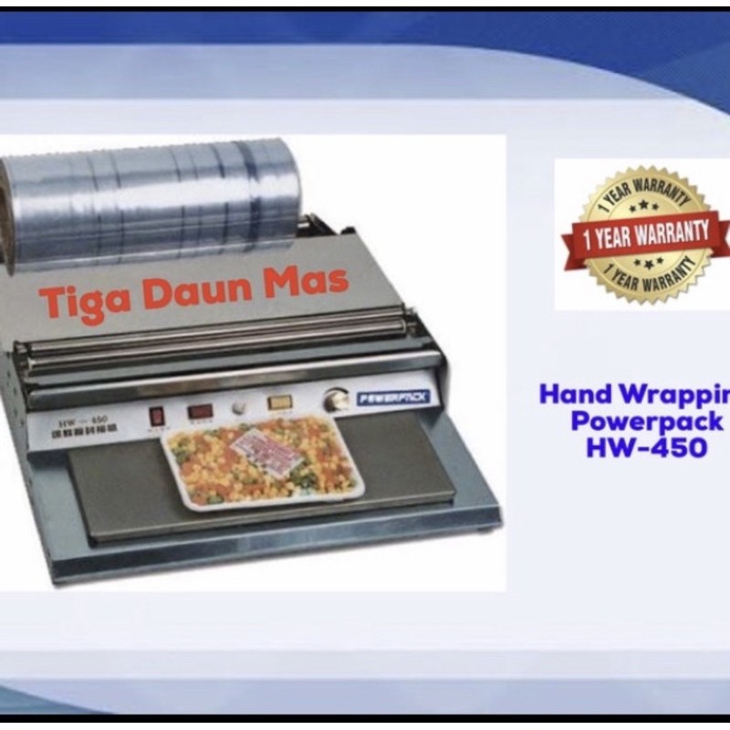 Jual Mesin Wrapping Plastik HW450 Hand Wrapping Powerpack HW 450 ...