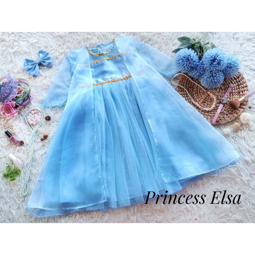 Jual BAJU PRINCESS ELSA / KOSTUM DONGENG / DRESS CANTIK PRINCESS ...