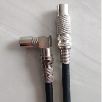 Jual Kabel antena TV jack model L, Male to Female 1 M | Shopee Indonesia