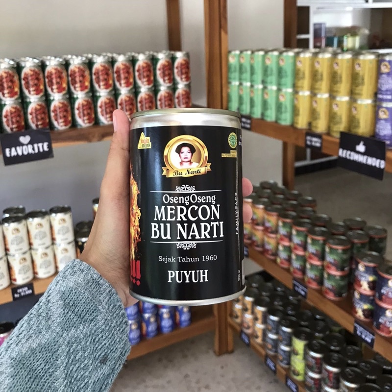 Jual Oseng Mercon Bu Narti Kaleng Asli Jogja (Free Bubblewrap dan ...