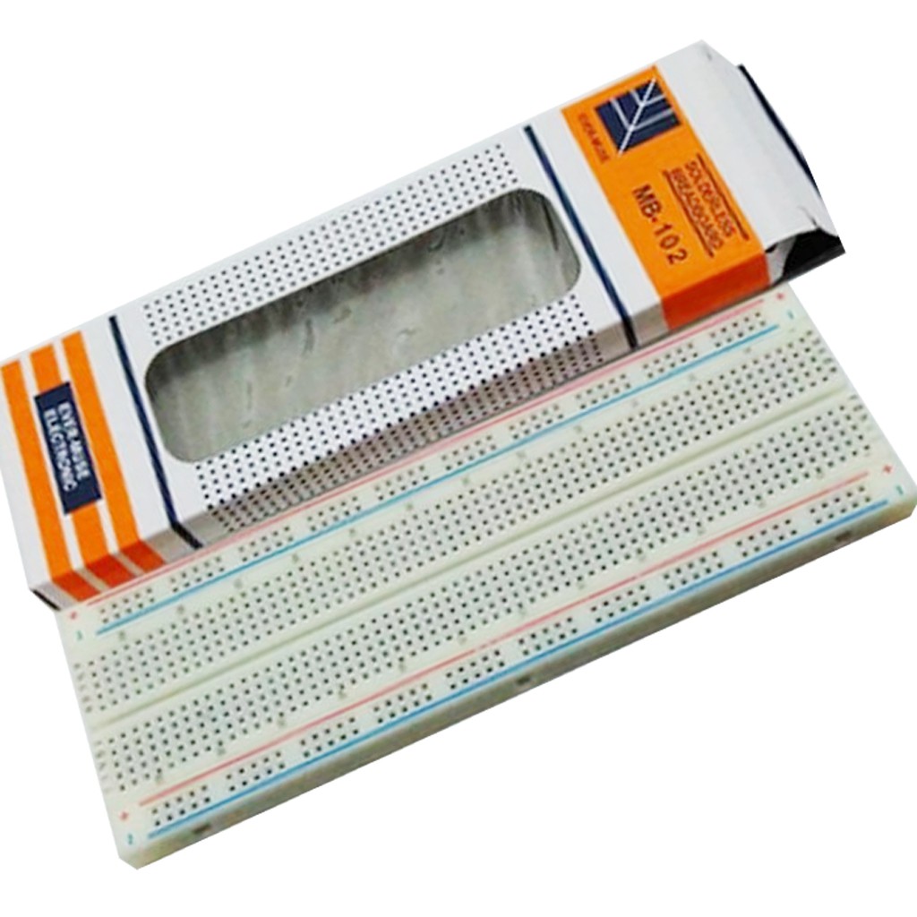 Jual MB-102 MB102 Breadboard 830 Point Solderless PCB Bread Project Board | Shopee Indonesia