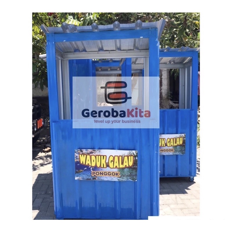 Jual booth kontainer murah / booth minimalis murah/ gerobak kontainer ...