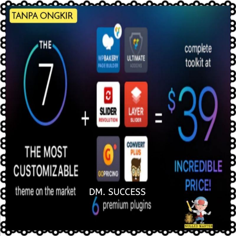 Jual THE7 - MULTI-PURPOSE WEBSITE BUILDING TOOLKIT THEME WORDPRESS PLUGINS AND THEMES | Shopee ...