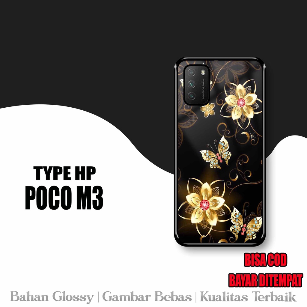 Jual SRC - Case Xiaomi Poco M3 Casing Hard case 2D Terbaru [ Butterfly ...