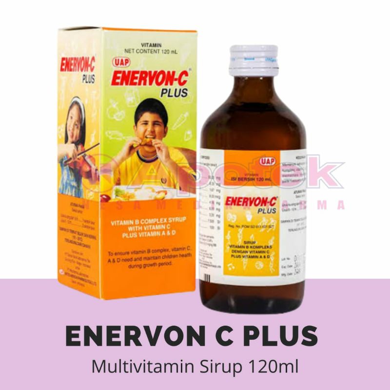 Jual Enervon-C Plus Syrup 120 ml | Shopee Indonesia