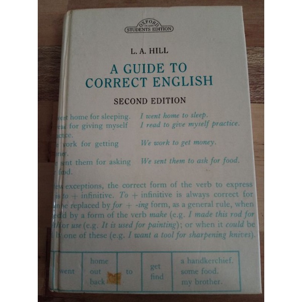 Jual Buku A Guide To Correct English/ buku bekas | Shopee Indonesia