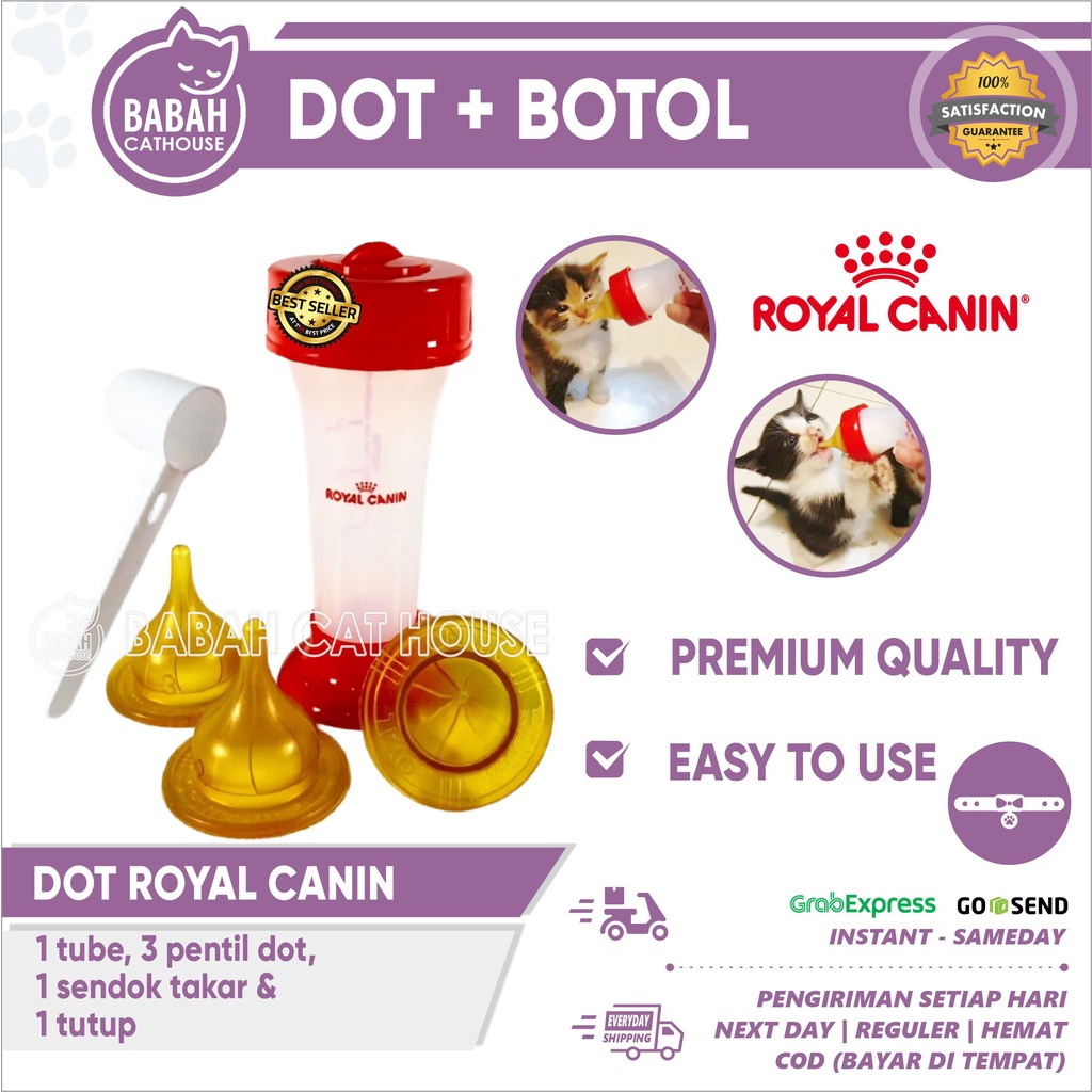 Jual DOT KUCING ROYAL CANIN Botol Susu Anak Bayi Hewan Kecil Murah Rc ...