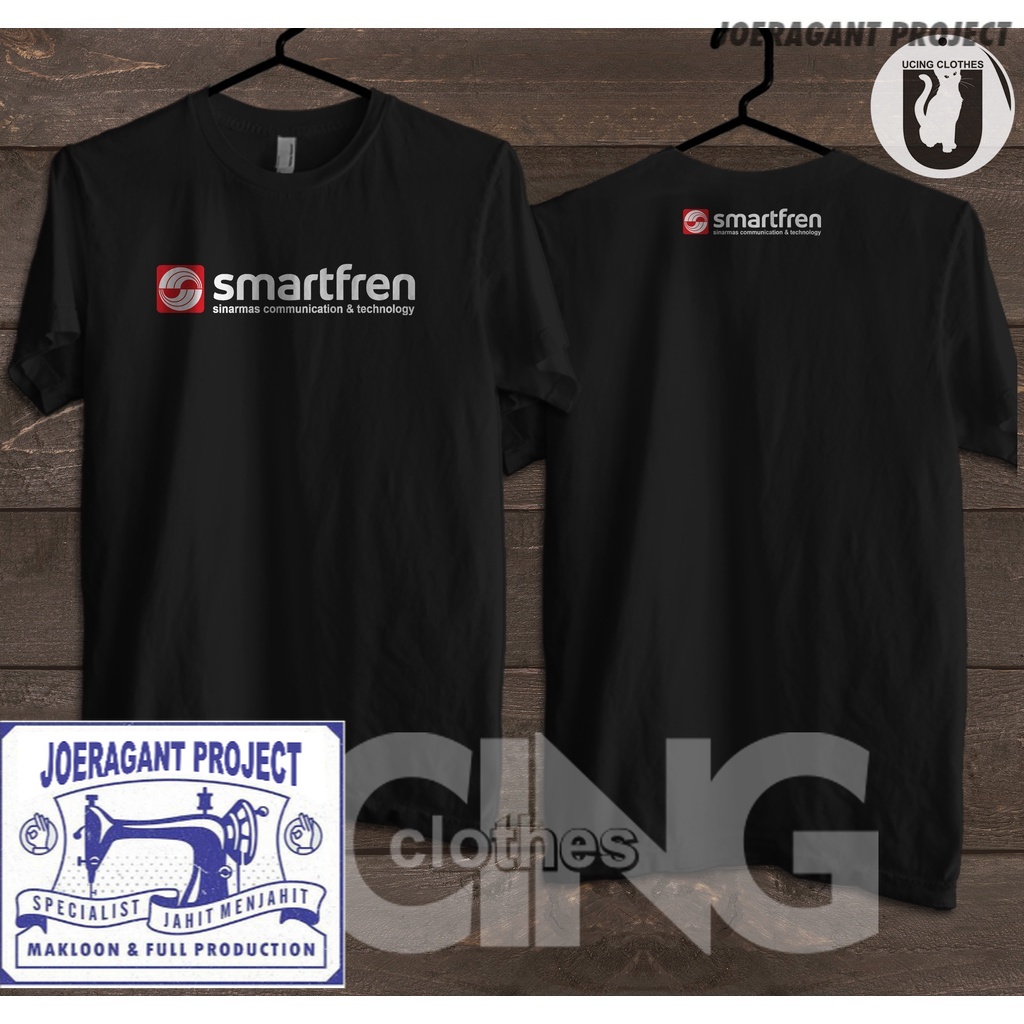 Jual Kaos Baju Smartfren Sinarmas Communication & Technology Logo Baju ...