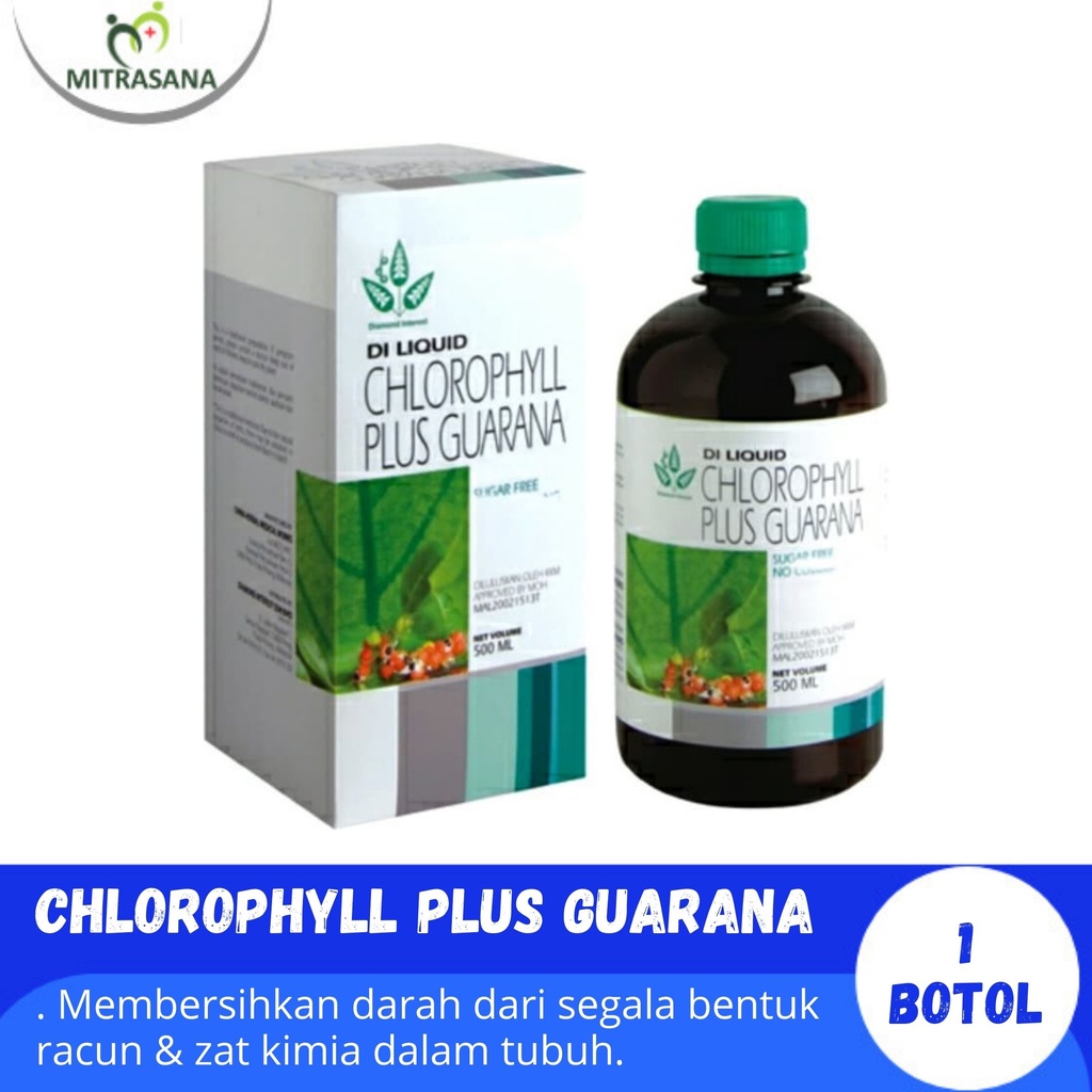 Jual Chlorophyll Plus Guarana 500 ml | Shopee Indonesia