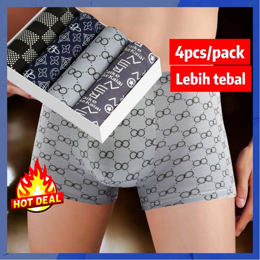 Jual Celana Dalam Pria Dewasa Model Sport Hight Quality Premium Cd 4pcs Shopee Indonesia