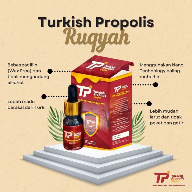 Jual Turkish Propolis Ruqyah Original (Merah) Propolis Premium | Shopee ...