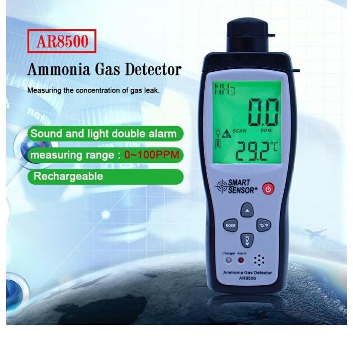 Jual Ar8500 Ammonia Gas Detector Smart Sensor Amonia Tester Ar-8500 Nh3 ...