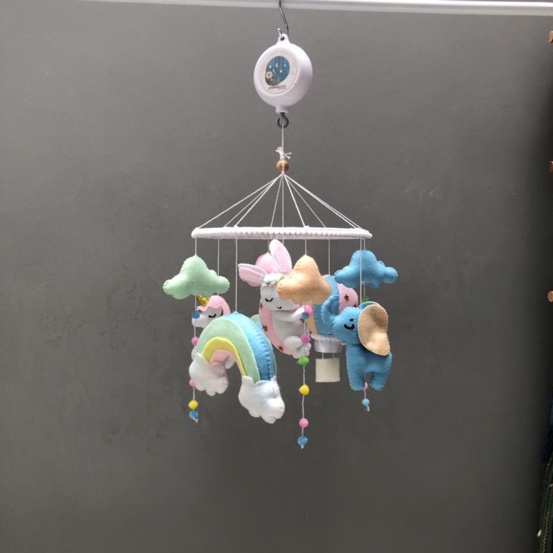 Jual Baby Crib Mobile Pinky Rabbit | Shopee Indonesia
