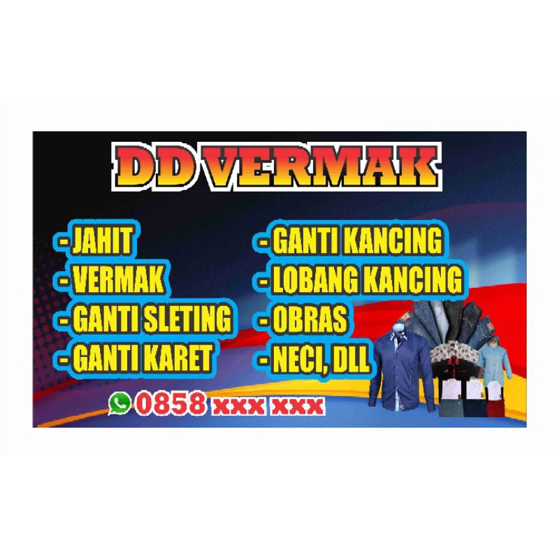Jual SPANDUK VERMAK 1m x 60cm \SPANDUK PENJAHIT | Shopee Indonesia