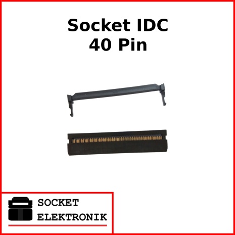 Jual Socket IDC 40P 2x20 connector IDC 40 pin | Shopee Indonesia