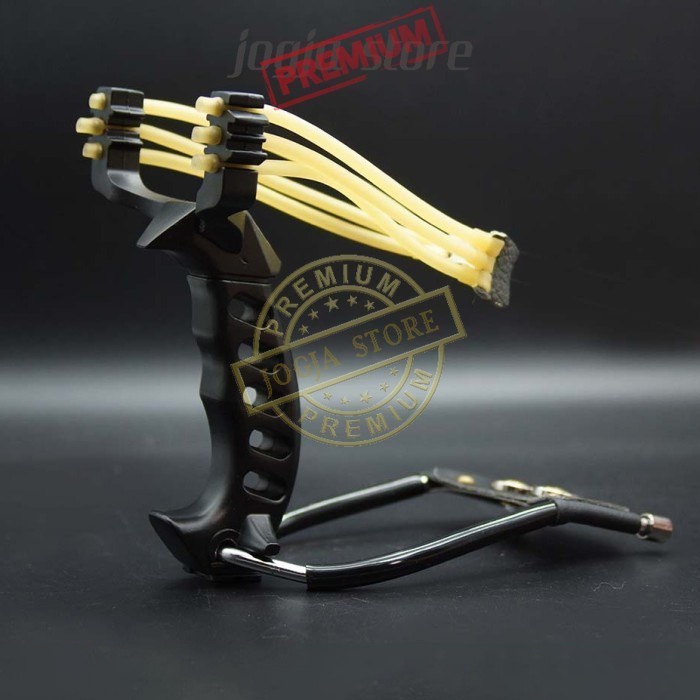 Jual Ketapel Premium Ketepel Tactical Slingshot Metal Catapult Survival ...