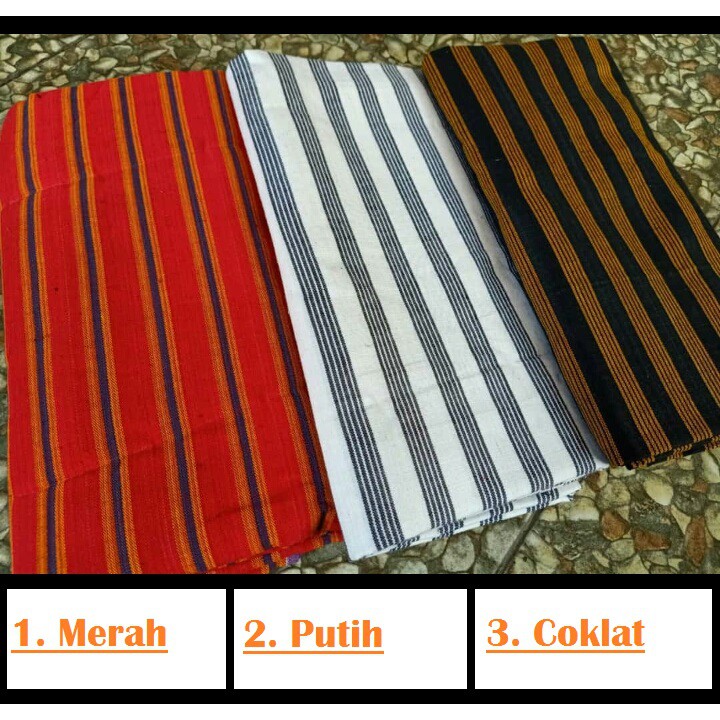 Jual Batik Kain Tenun lurik 15 bahan seragam SKS | Shopee Indonesia