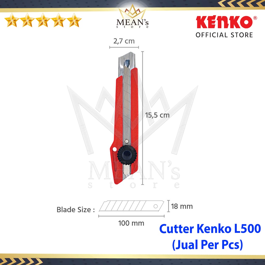 Jual Cutter Kenko L500 Besar / Pisau Potong Besar L-500 / Pemotong ...