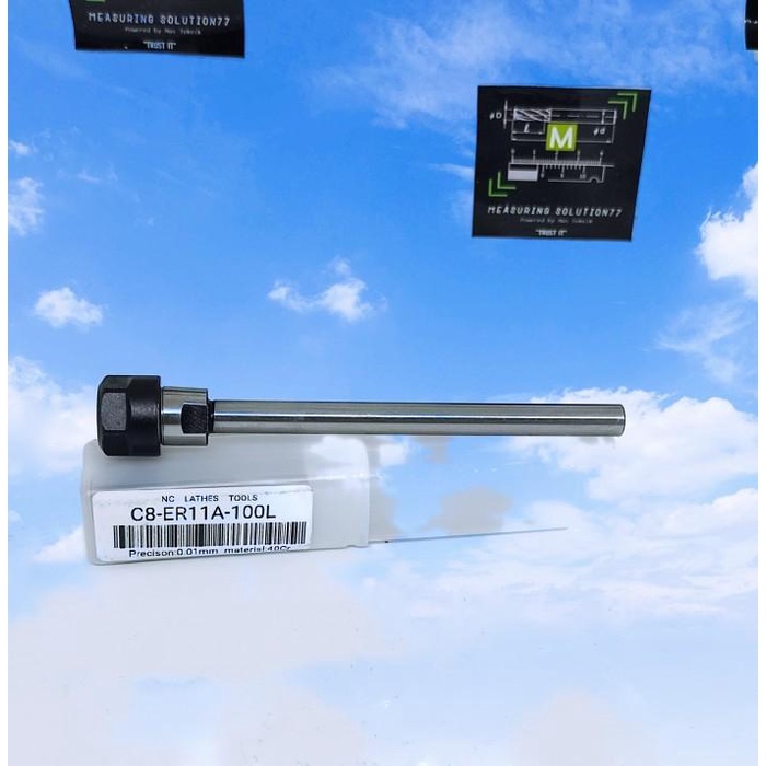 Jual Arbor Collet ER11 extension rod chuck Holder C8 ER11A 100L ...