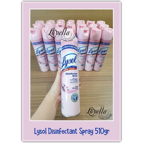 Jual Lysol Disinfectant Spray 340gr & 510gr FRESH BLOSSOM / Lysol ...