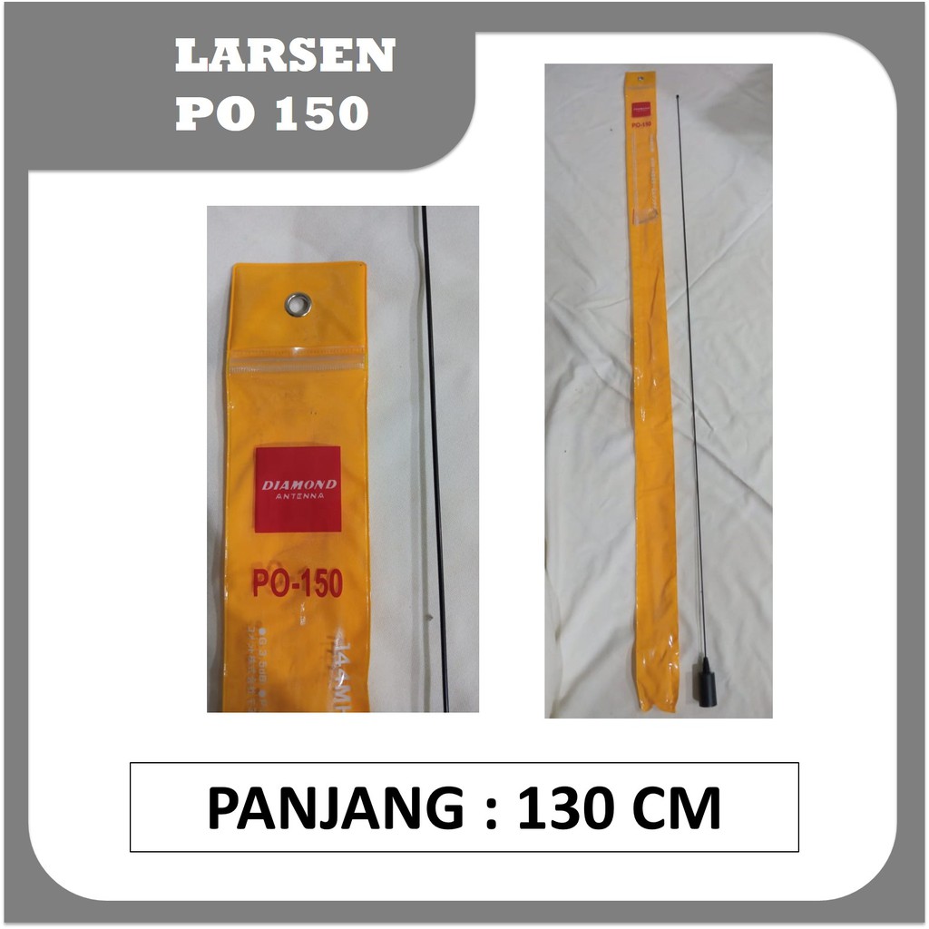 Jual Antena Larsen PO150, Antenna RIG mobil PO 150 terbaik VHF Single Band terpanjang Anten ...