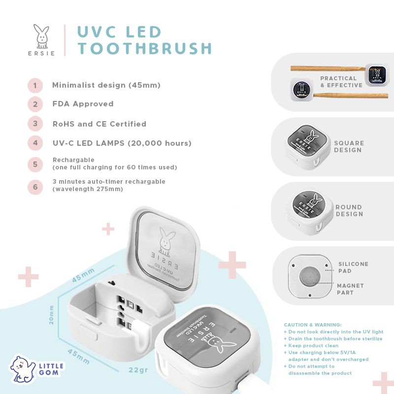 Jual Ersie UVC LED Toothbrush | Shopee Indonesia