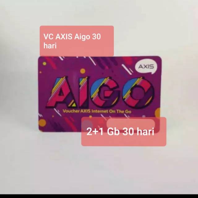 Jual Voucher axis aigo berlaku 30 hari | Shopee Indonesia