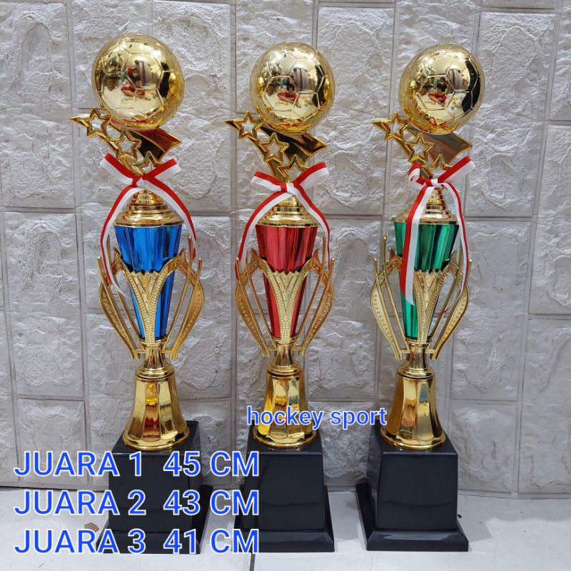 Jual Trophy Piala Sepak Bola Futsal 1 SET JUARA 123 ( Model B.02 ...