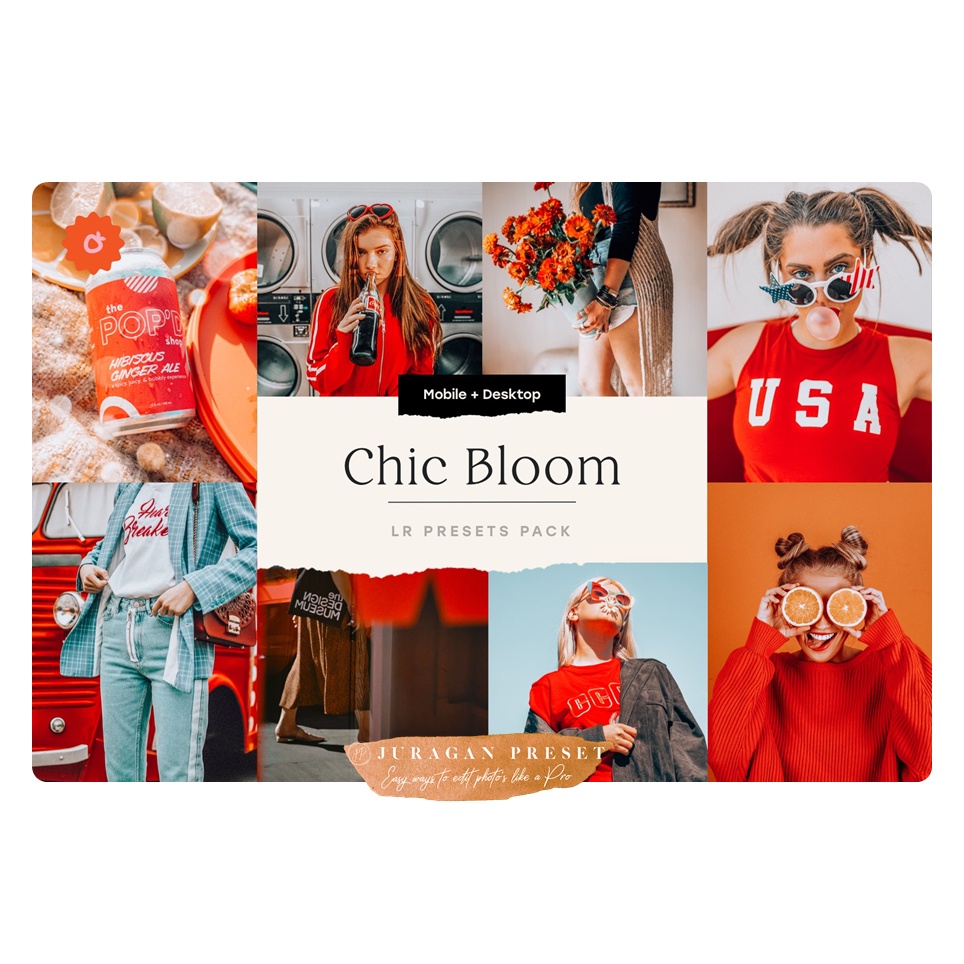Jual BK - 4 CHIC BLOOM LR Presets (DESKTOP + MOBILE) | Shopee Indonesia