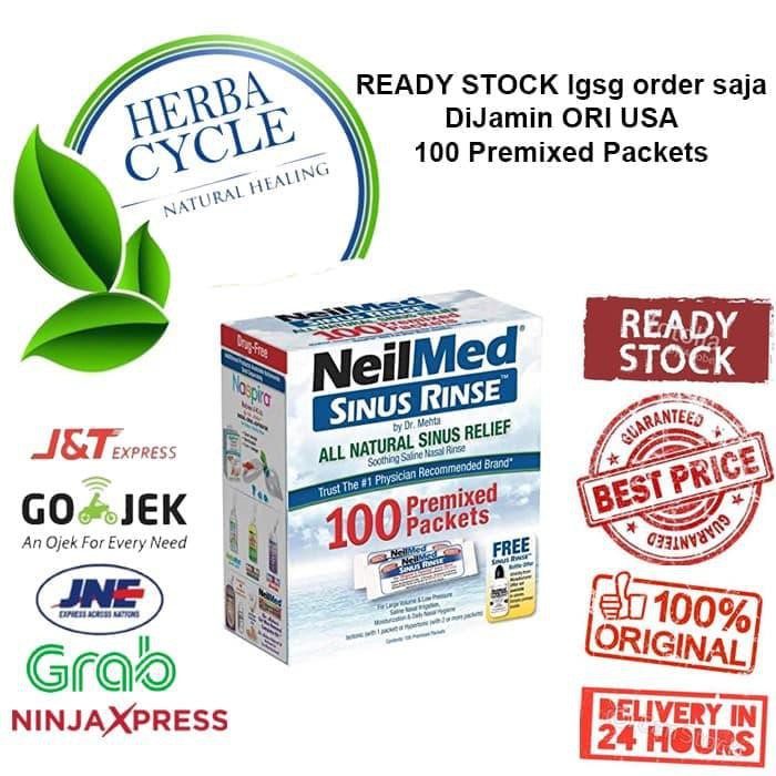 Jual Neilmed Sinus Rinse Packs Premix 100 Pc ( Cuci Hidung Sinusitis ...