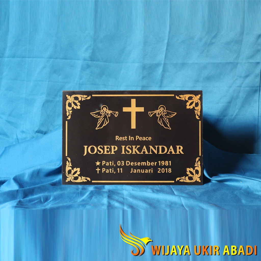 Jual Prasasti Tulisan Ukir Nama Batu Nisan Kristen Granit Makam Kuburan ...