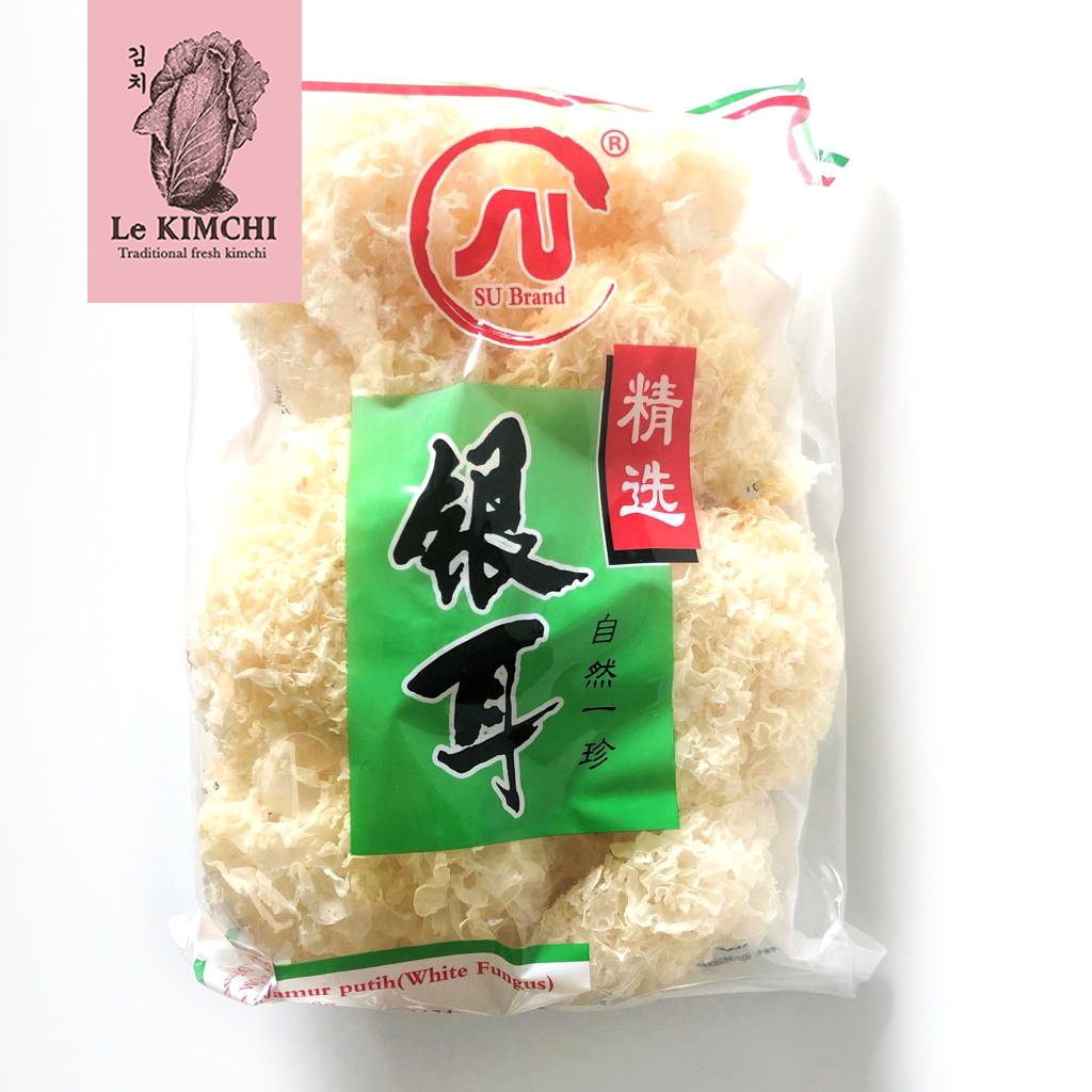 Jual Jamur Es Jamur Putih Bok ni White Fungus SU Food 500 g | Shopee ...