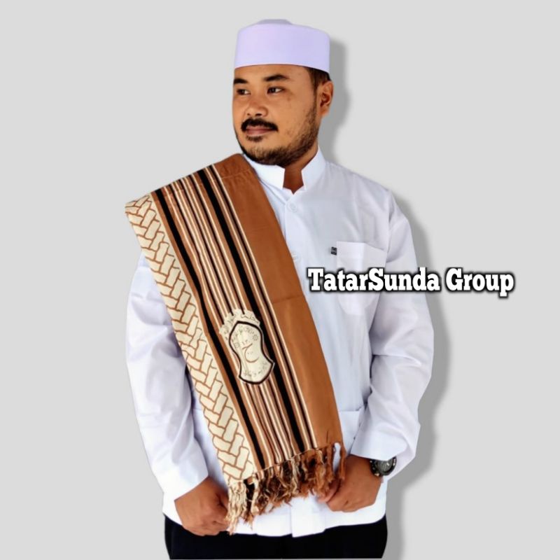 Jual Sorban Baru Rida Arida Solo Motif Trompah Logo Majlis Rasulullah Habib Terompah Solo ...