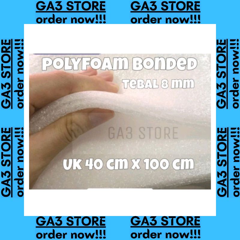 Jual BUSA POLYFOAM BONDED 8MM UK 40 cm x 100 cm ( Packing Protetif ...