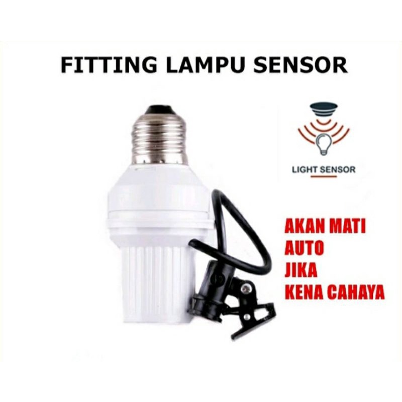 Jual Piting Lampu Sensor Cahaya Untuk semua Lampu .piting Lampu E27 ...